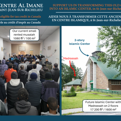 Help us transform this old Church into an Islamic Center in St-Jean-sur-Richelieu, Canada ...